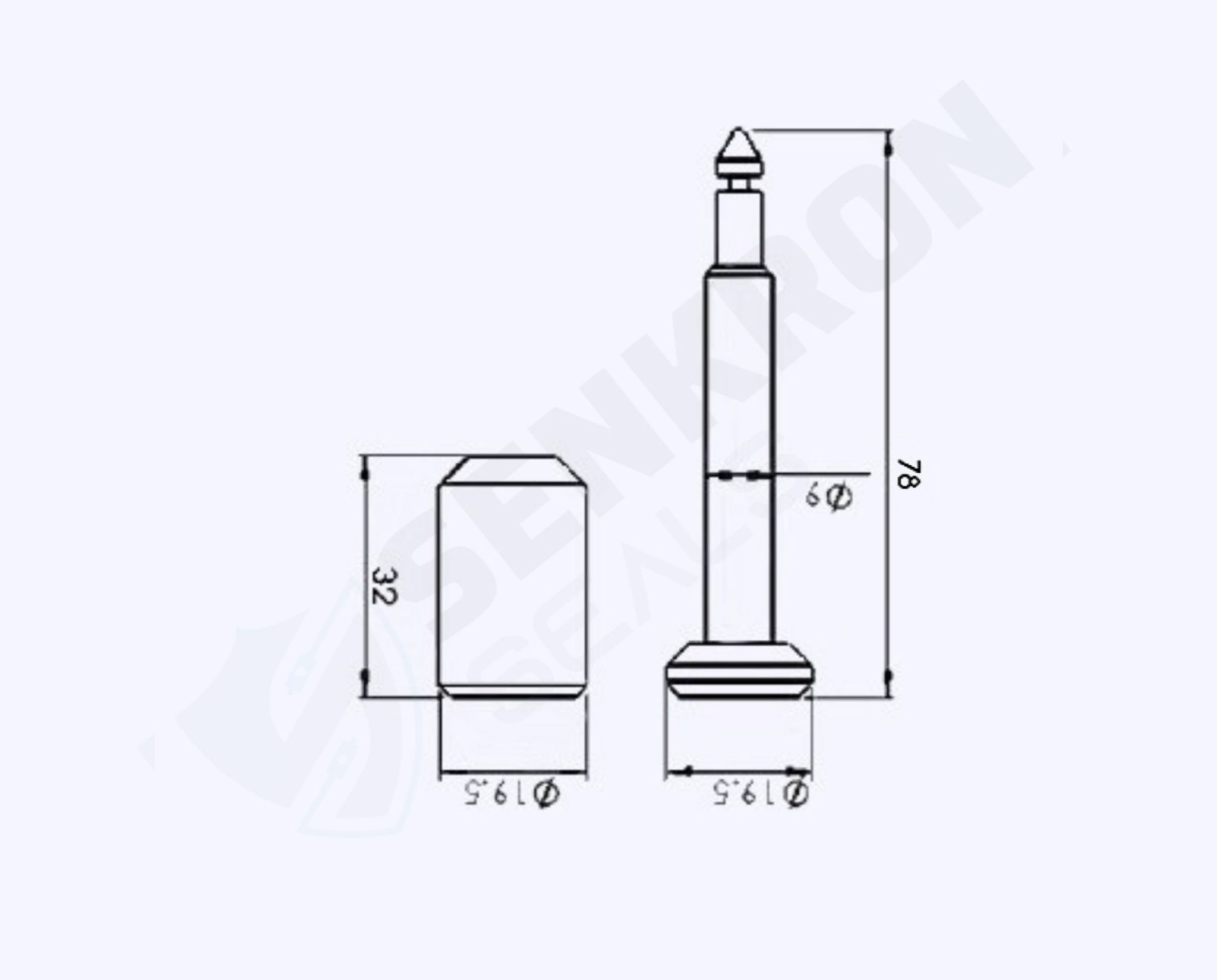 SS502-Yüksek Güvenlikli Konteyner Mühürleri - Senkron Seals - Güvenlik ...